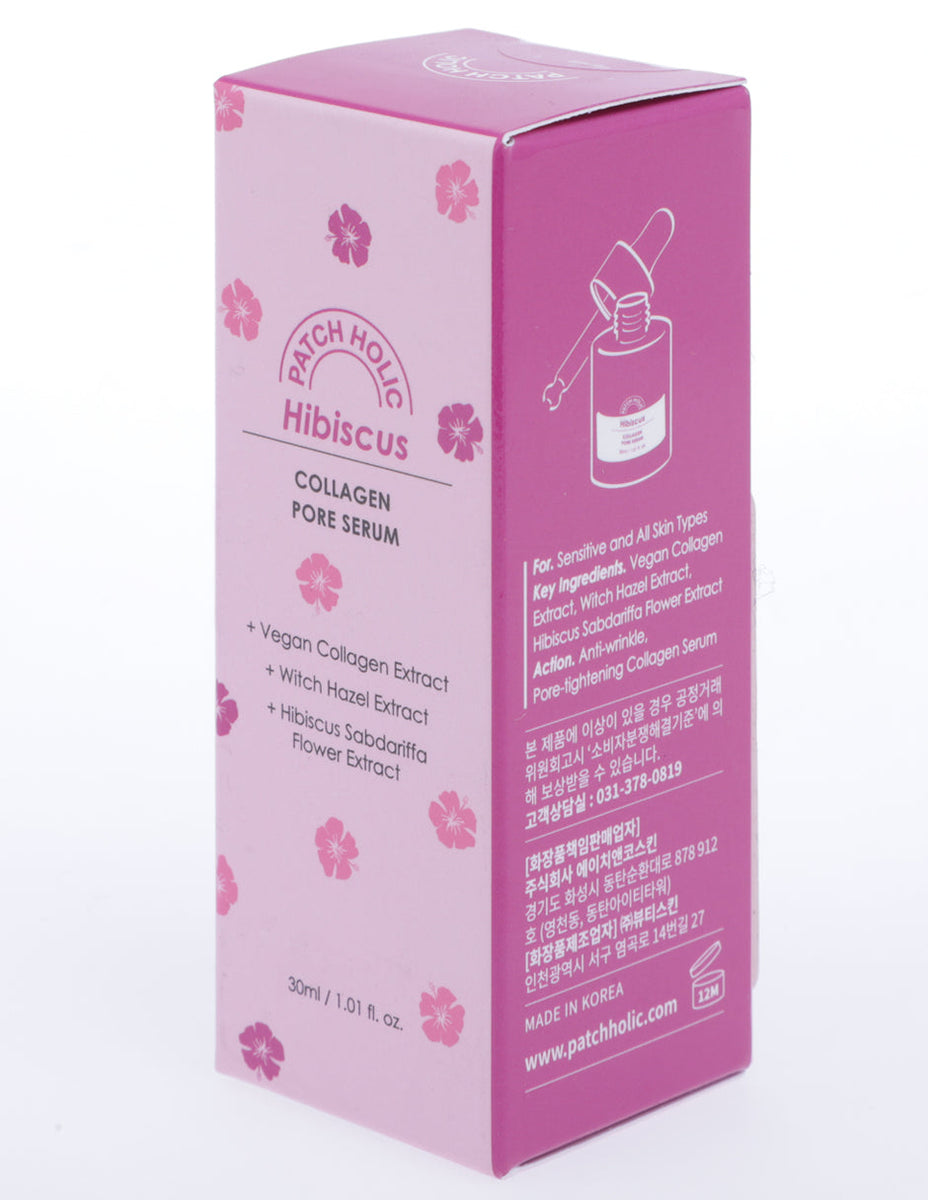 Suero Facial Patch Holic Para Poros Hibiscus Collagen – Amie World